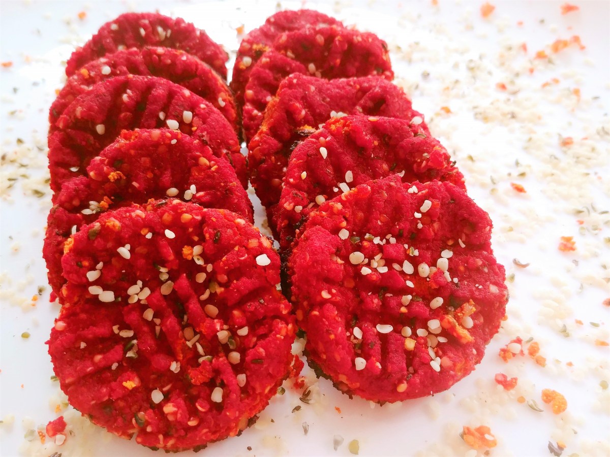 Beetroot Hemp Seeds Biscuits – Cosmina's Kitchen Adventures